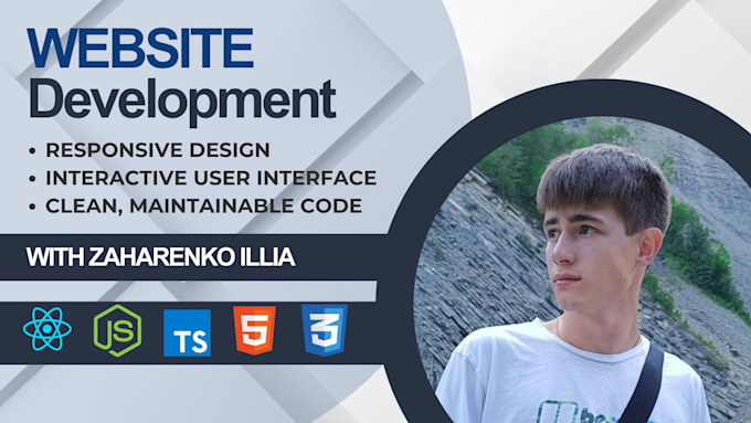 Website development as full stack web developer by Illia_zaharenko | Fiverr
