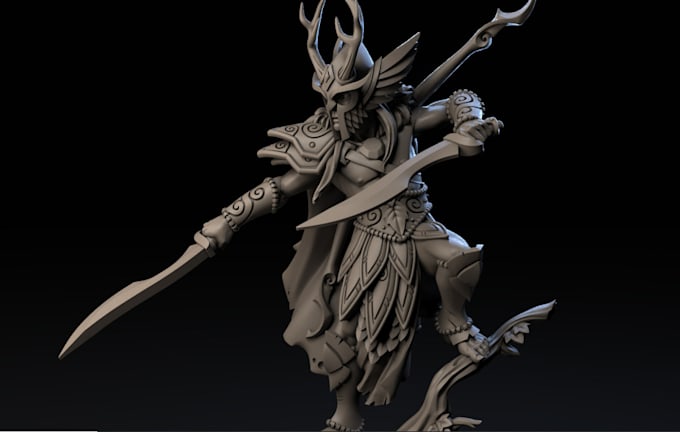 Be 3d sculptor,action figure,dnd miniature,comical 3d figurine,trpg ...