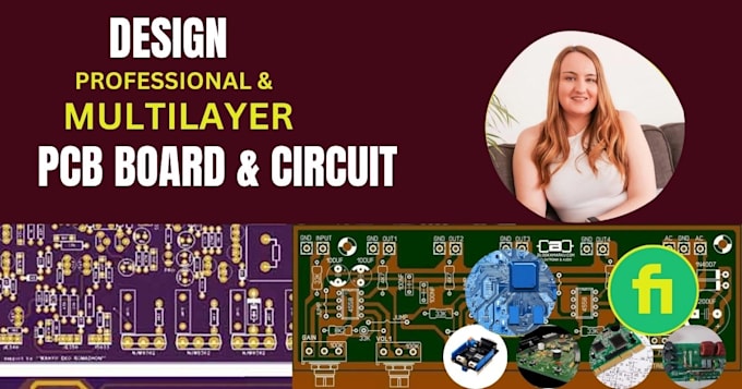 Design or modify pcb board in kicad and easy eda, schematic and pcb ...