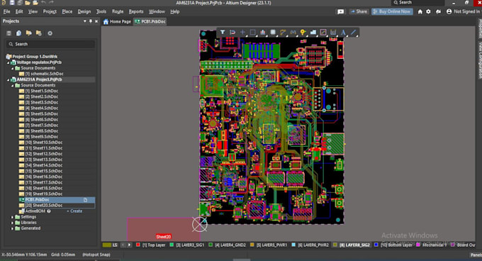 Do schematic design, pcb design, create gerber and bom files by ...