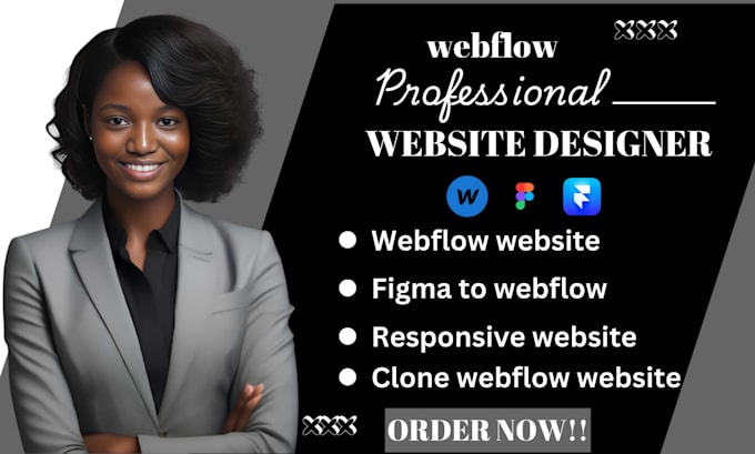 Clone, design, duplicate, redesign, edit, copy website to webflow website by Grace_interact | Fiverr