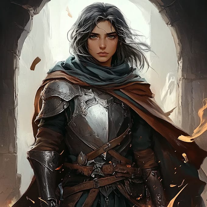 Design character drawings for dnd fanart by Phithria | Fiverr