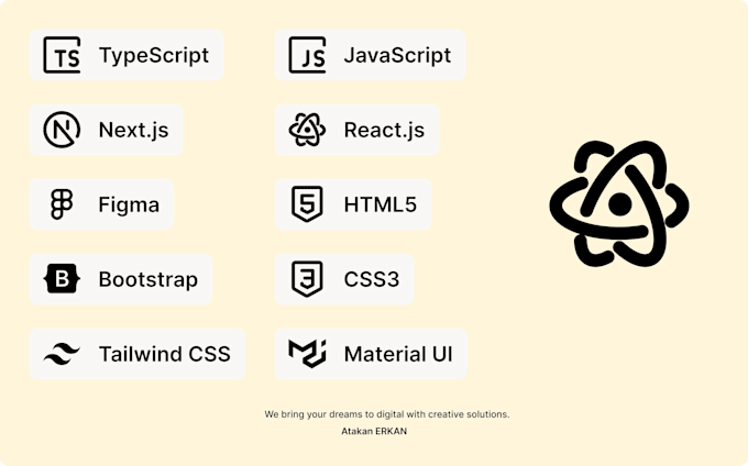 Realize your modern web projects by Atakan_erkan | Fiverr