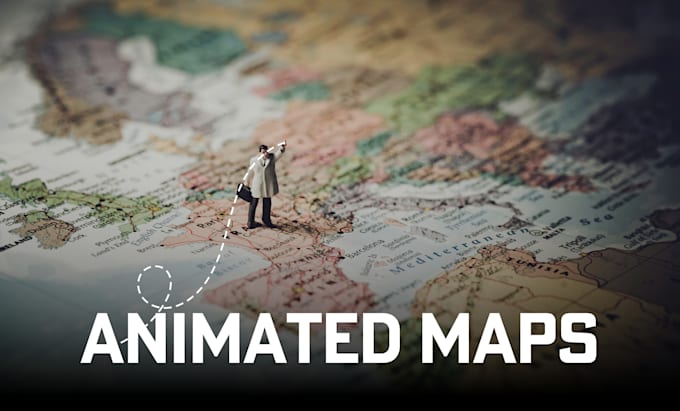 Do vox like map animation for documentaries or videos by Hashbang | Fiverr