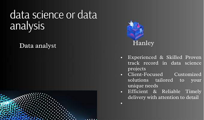 Do data science or data analysis by Amanda_billy | Fiverr