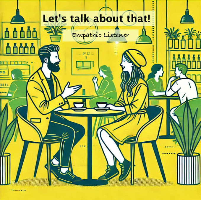 Listen with care and empathy as an active listener by Annalisa_va | Fiverr