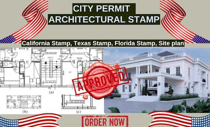 Stamp civil, structural drawing the architectural plan and pe stamp ...