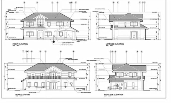 Draw detailed architectural and construction autocad drawings from your ...
