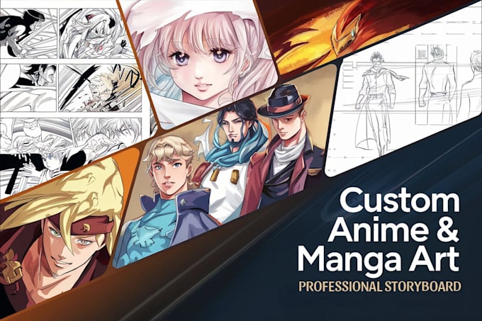 Draw anime manga page comic strip manga panel manga storyboard comic ...