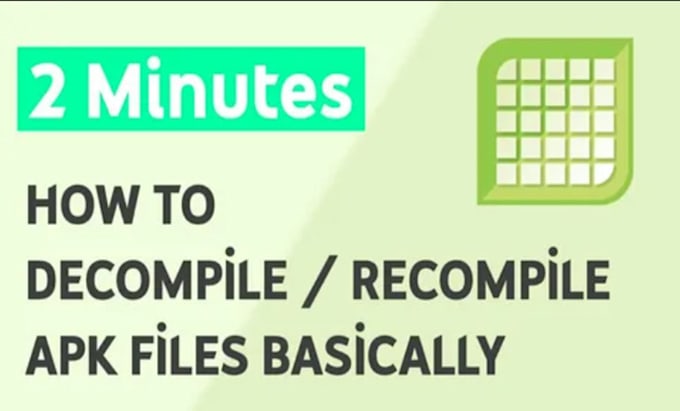 Decompile edit apk source code to modification recompile reverse engineering by Chaserpay | Fiverr