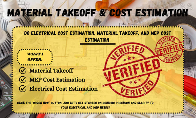 Do electrical cost estimation, material takeoff, and mep cost estimation by Kirahale0 | Fiverr
