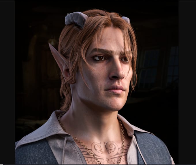 Create 3d metahuman character, 3d game character, vfx, game asset ...