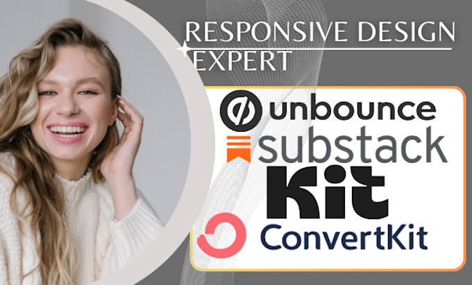 Design kit newsletter unbounce landingpage beehiv form substack promotion by Preciousinbox | Fiverr