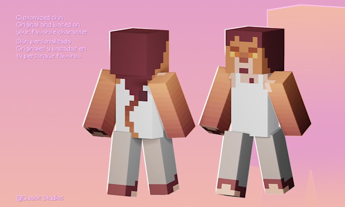Custom skin for minecraft by Cuackstudio | Fiverr