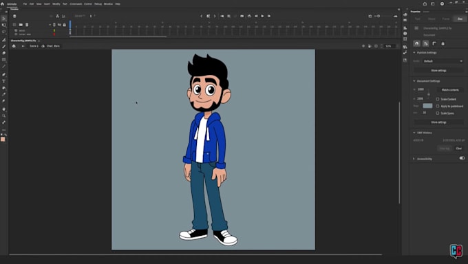 Create a 2d character design for your project by Fdstgha | Fiverr