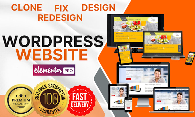 Design clone revamp fix and develop your wordpress landing page website by Dollydevelop | Fiverr