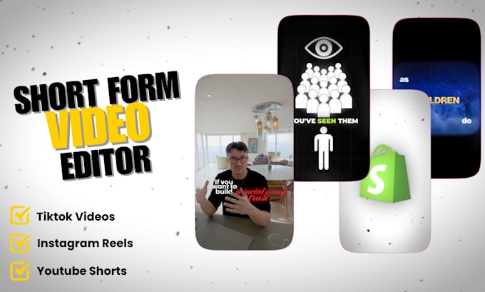 Edit short form video for tiktok, reels and youtube shorts by Plixen799 ...