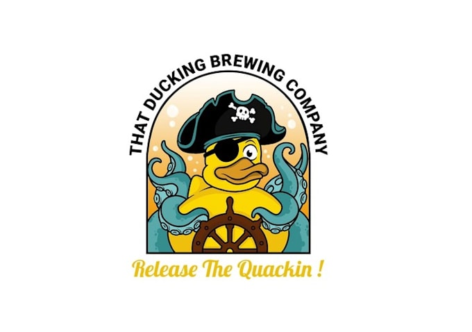 Design cartoon awesome ducking brewing logo by Emily_townson | Fiverr