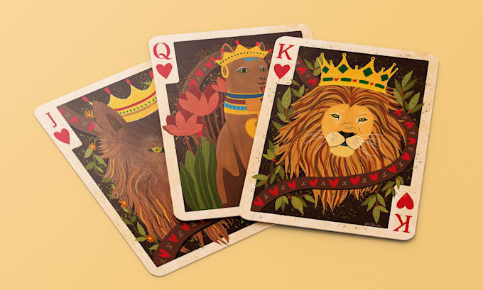 Create custom 52 deck of playing card game, poker cards, card box ...