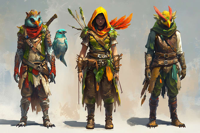 Create a high quality characters for your game art by Joishdaniel | Fiverr