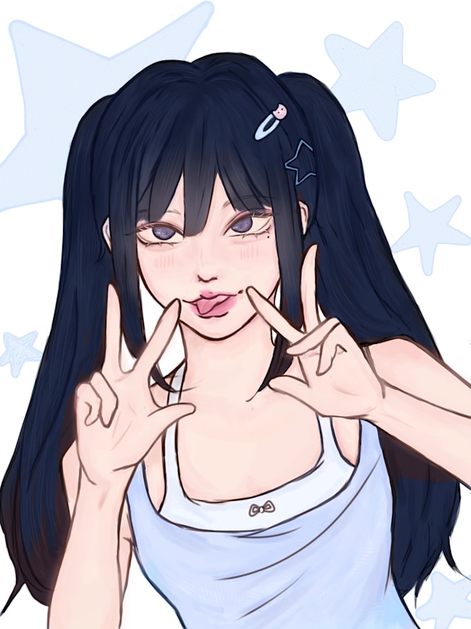 Draw anything in my style, anime character, fanart, ocs and more by ...