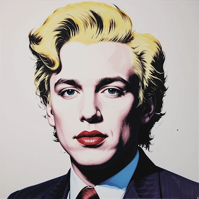 Draw a pop art portrait by Leon_davi | Fiverr