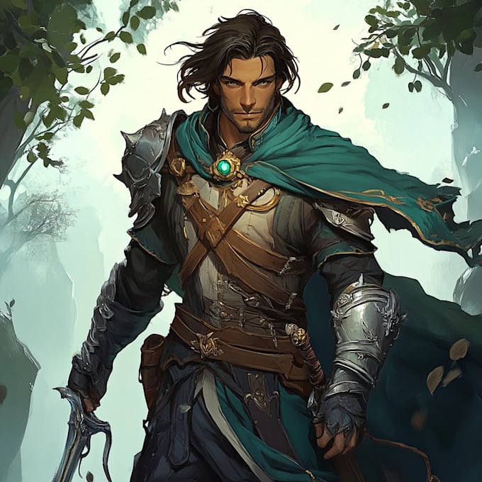 Draw dnd, fantasy character and dnd character art for you by Duskworth ...