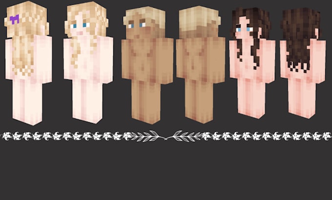 Make base skins in medieval minecraft style by Mysterychan | Fiverr