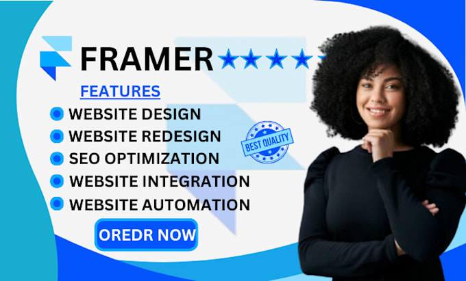 Framer website figma to framer website framer to webflow website framer forms by Ivy_ava12 | Fiverr