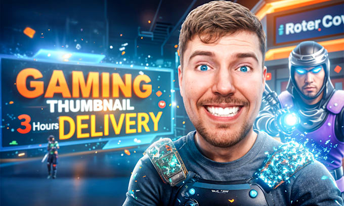 Design high ctr gaming youtube thumbnails for your channel by Tohfa ...