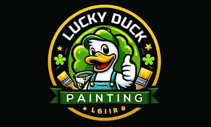 Do luxury lucky duck painting logo design by Benjamin_berna | Fiverr