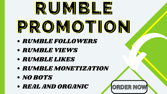 Do rumble video promotion for your channel and increase followers by ...