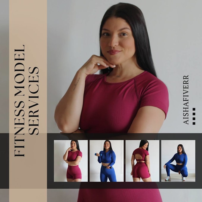 Be your ugc fitness model by Aiisha_27 | Fiverr