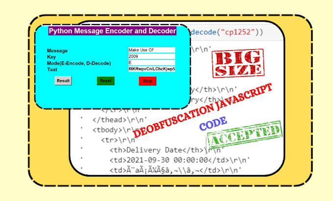 Expertly decode, deobfuscate, and decrypt your javascript code by Emily ... Expertly decode, deobfuscate, and decrypt your javascript code by Emily ...