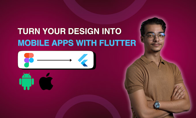 Convert figma or xd design to a flutter code by Menourailyes | Fiverr