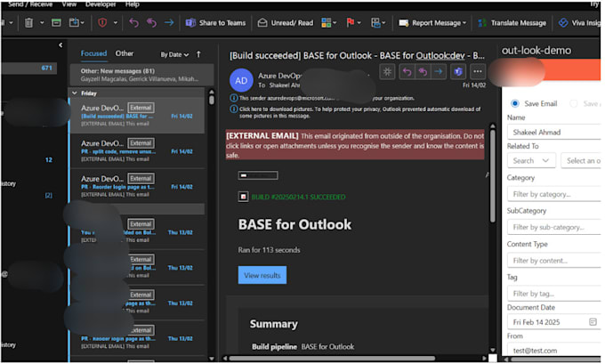 Develop office outlook addin plugin with ai integration by Shakeel ...