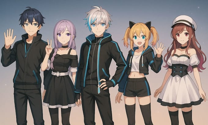 Rig your 3d character 3d vtuber character rigging 3d facial rig on ...