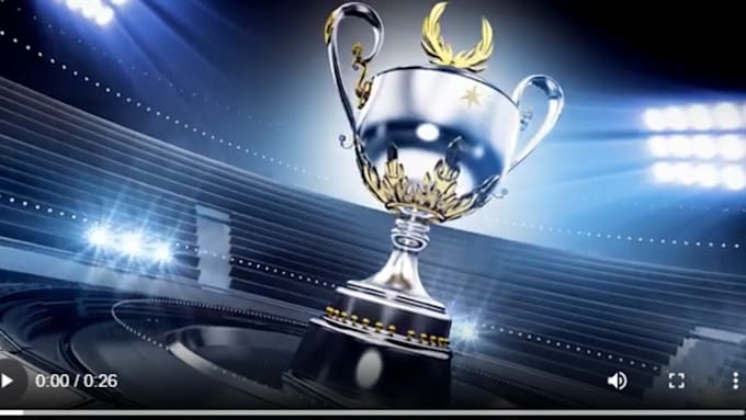 Do 3d trophy animation, 3d model design, 3d award design, 3d kiosk ...