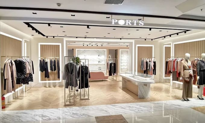 Do 3d cgi retail store design with photo realistic rendering by ...