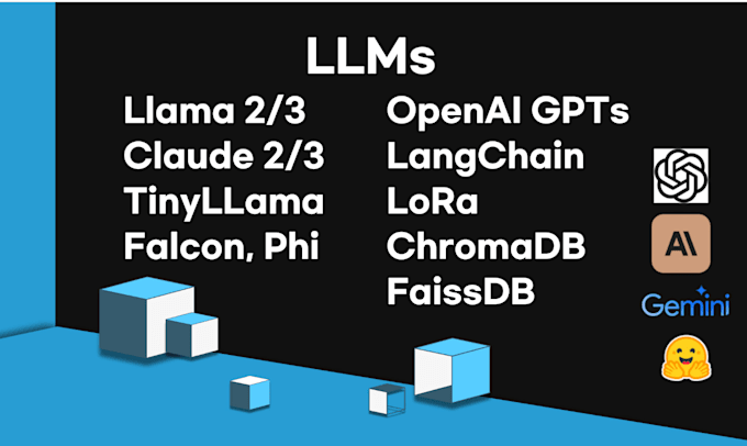 Develop custom business chatbots using gpt, llama 3, falcon, langchain by Hudson_slivya | Fiverr