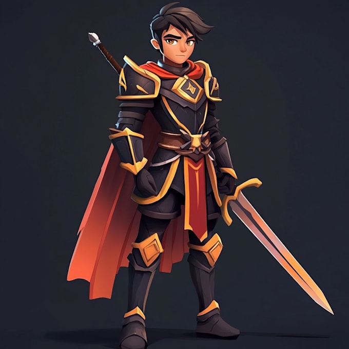 Draw best game character art for you by Celkhu | Fiverr