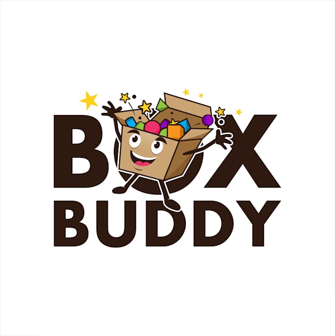 Design fun box buddy character logo by Garry_jenkinse | Fiverr