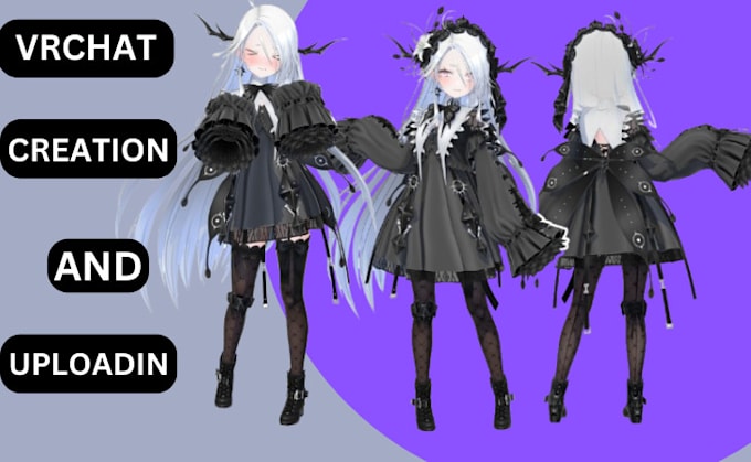 Upload, edit, dps and create your vrchat, vrchat avatar, 3d model funny ...