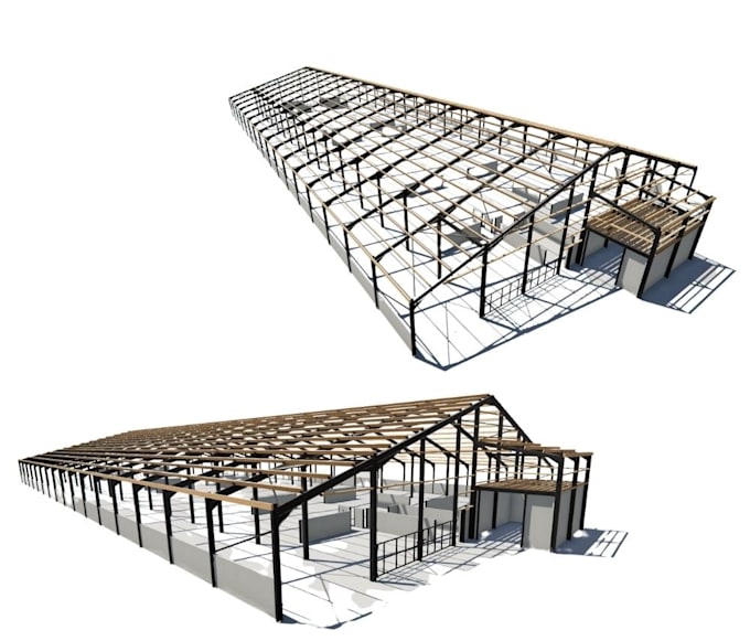 Design steel structures of peb steel structures using tekla by ...