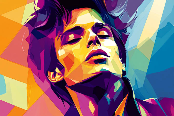 Draw an awesome wpap pop art portrait style by Marietones | Fiverr