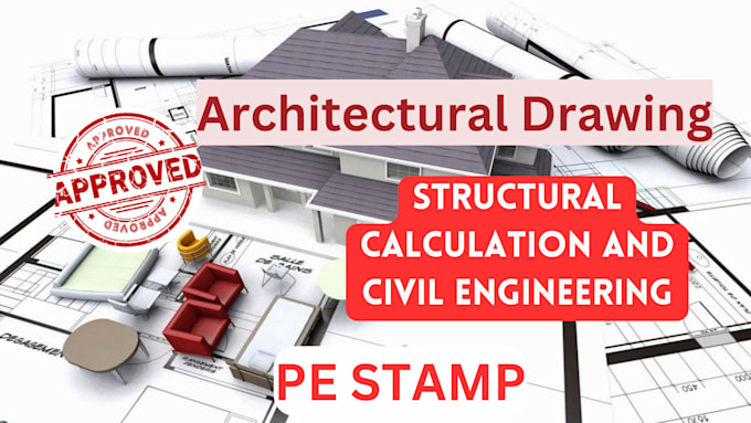 Draw and stamp architectural drawings mep adu for city permit approval ...