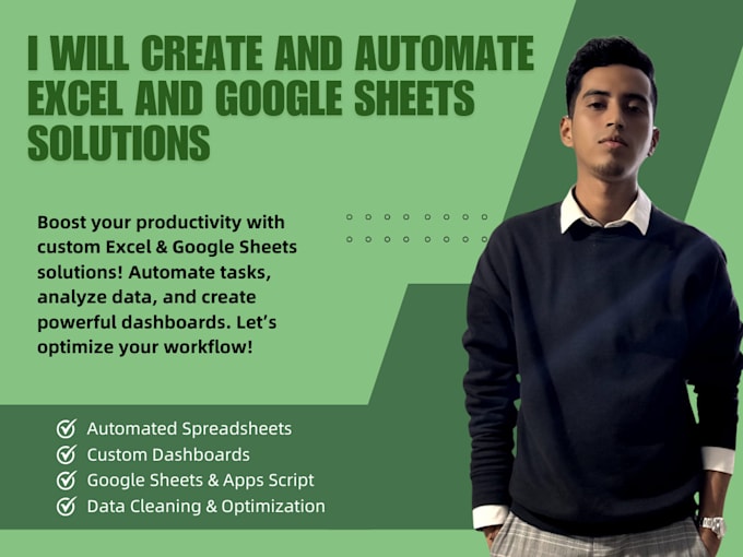 Excel solutions to automate your data by Enrriquegil98 | Fiverr