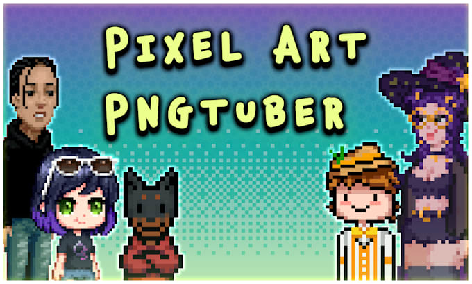 Animated pixel art pngtuber, vtuber for you by Marwanhasnaoui | Fiverr