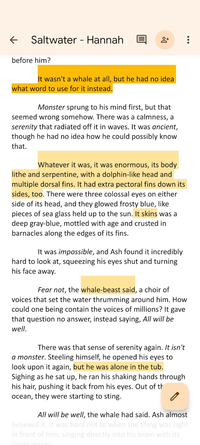 Developmentally edit your fiction novel by Hannahedit | Fiverr