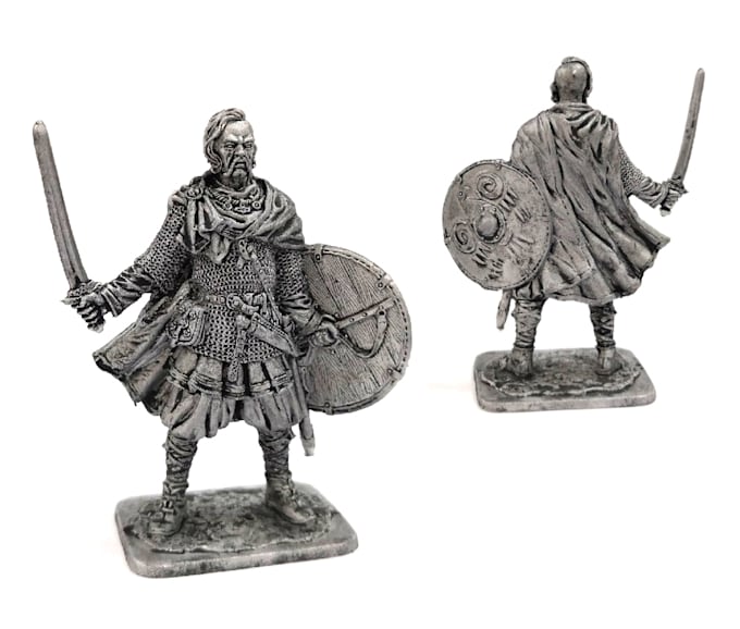 Dnd ttrpg warrior sculpting, digital 3d statue ,fantasy 3d figure ...